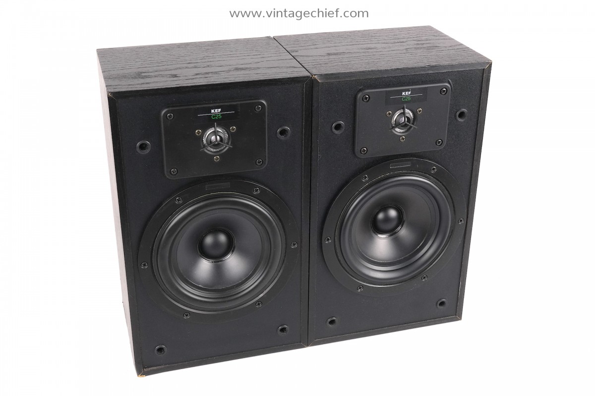 KEF C25 Speakers | KEF C25 Loudspeakers | KEF SP3092 | Black Ash ...