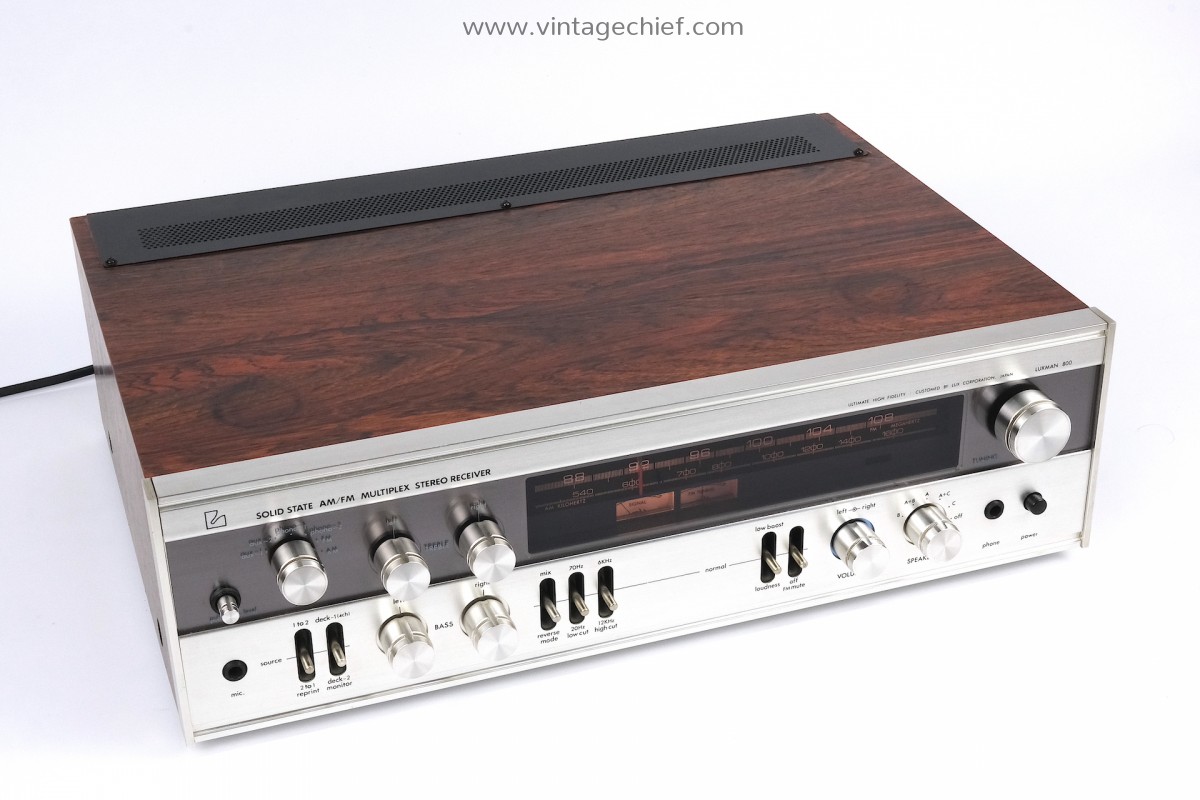 Luxman R-800E II Receiver | Wooden Case | 2 Phono Inputs | Vintage ...