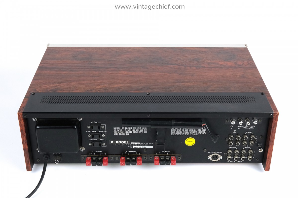 Luxman R-800E II Receiver | Wooden Case | 2 Phono Inputs | Vintage | Audio | HiFi
