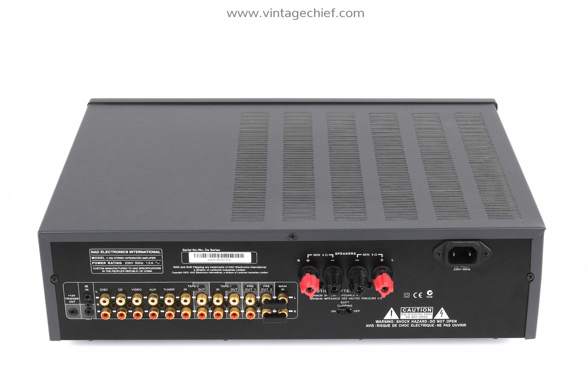 NAD C352 Amplifier | 2 x 80 Watt | Stereo | Pre Out | Main In | Audio ...