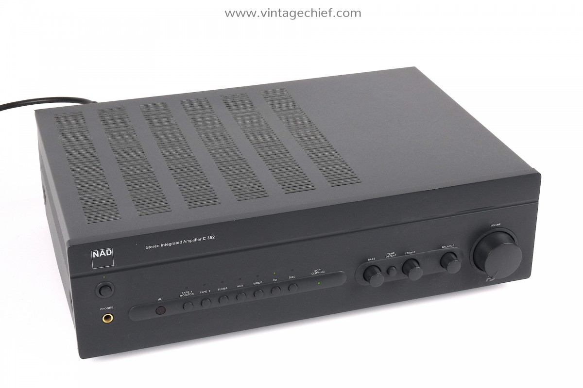 NAD C352 Amplifier | 2 x 80 Watt | Stereo | Pre Out | Main In | Audio ...