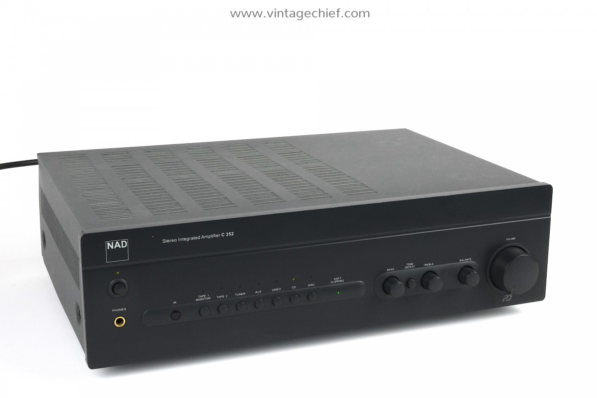 NAD C352 Amplifier | 2 x 80 Watt | Stereo | Pre Out | Main In | Audio ...