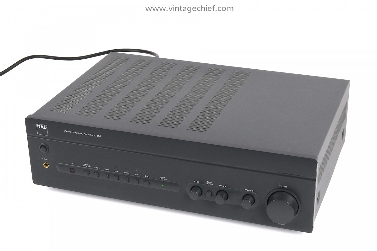 NAD C352 Amplifier | 2 x 80 Watt | Stereo | Pre Out | Main In | Audio ...