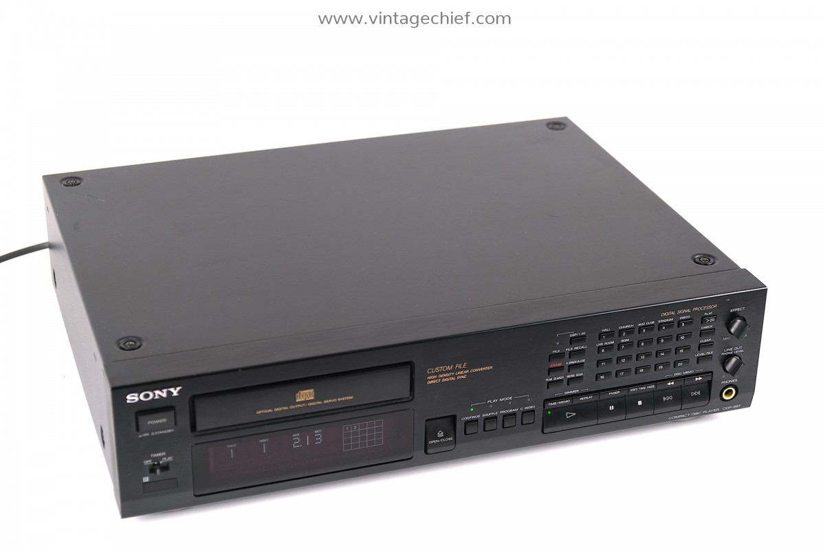 Audiophile Sony CDP-997 CD Player | Sony CD Player | Optical Digital ...