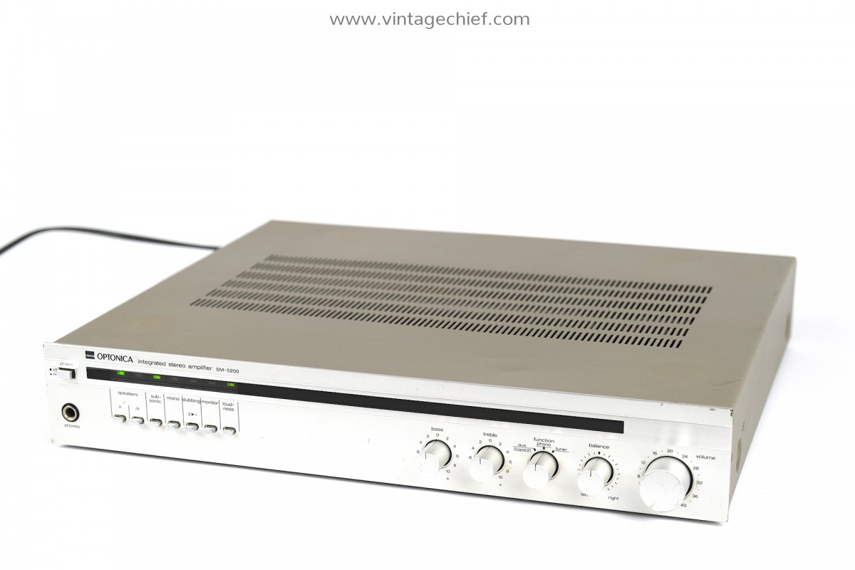 Optonica SM-5200 Amplifier | Phono | Tone Control | Loudness