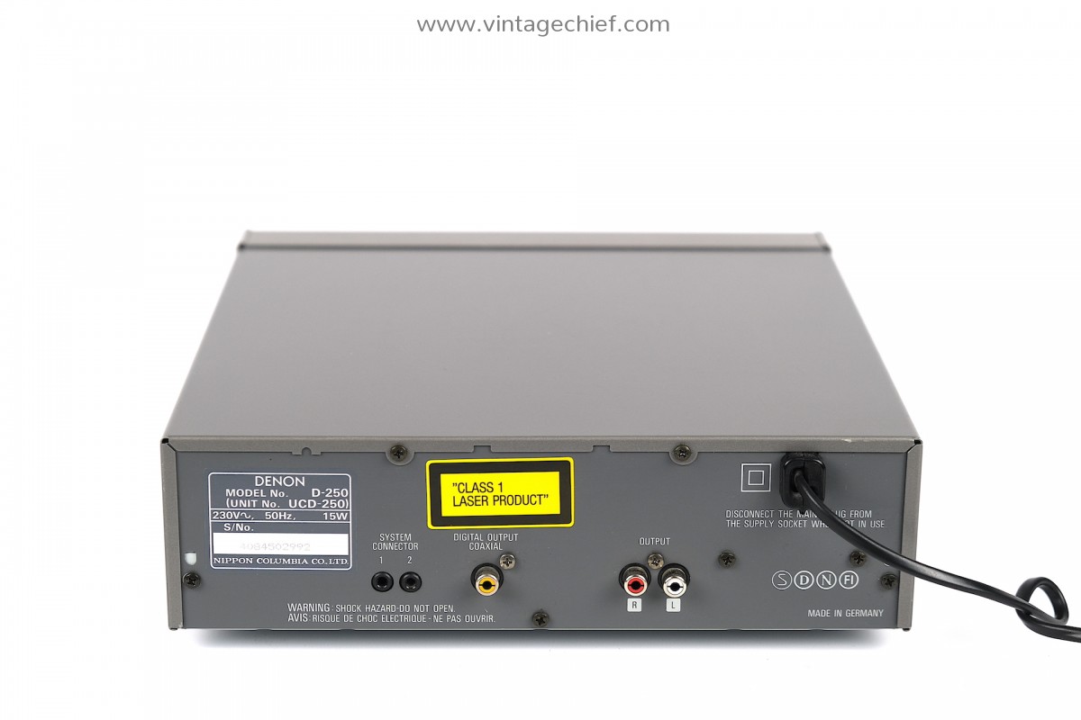Denon UCD-250 CD Player | Defective | For Parts or Repair | Compact ...