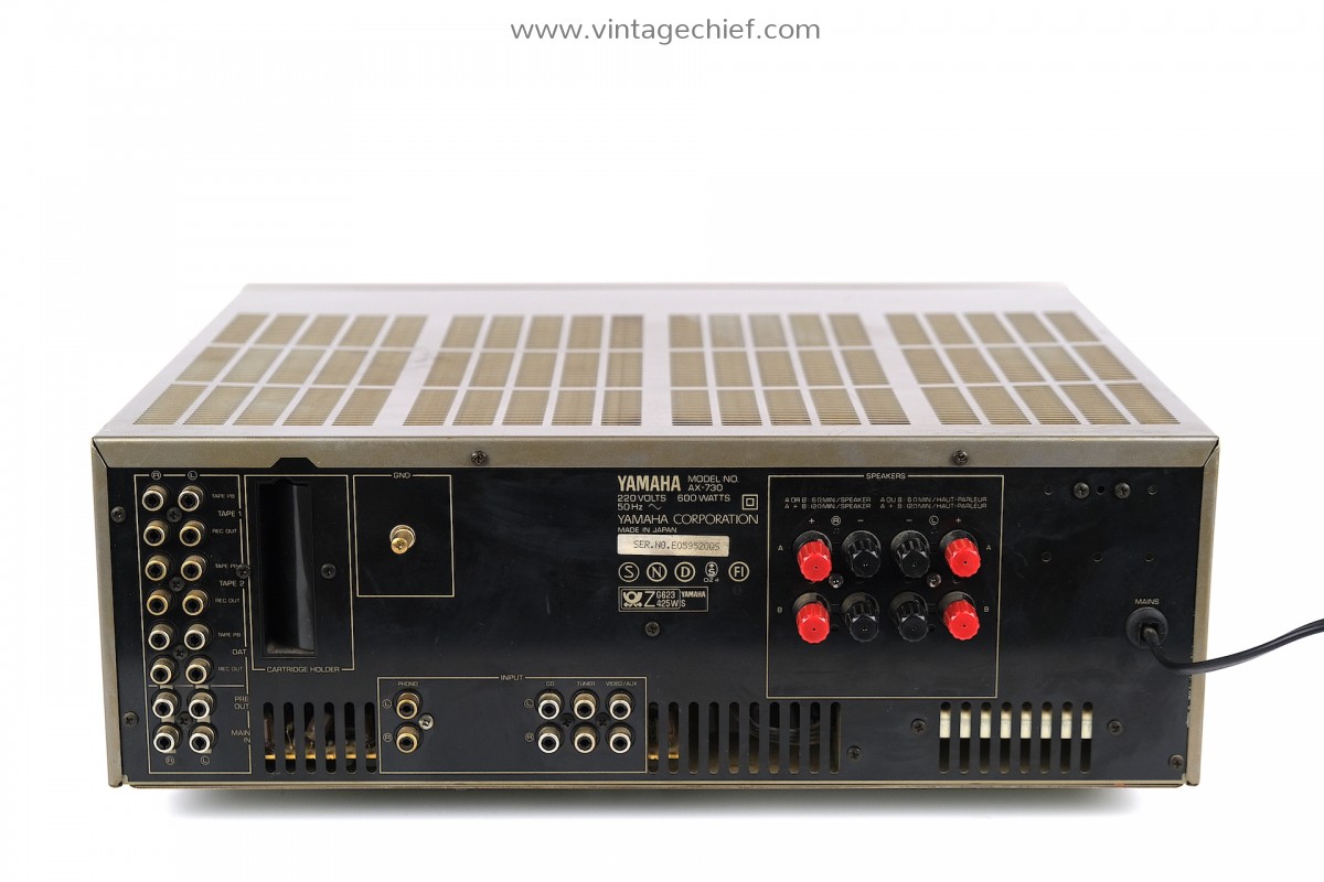 Yamaha AX-730 Amplifier | Natural Sound | 2 x 110 Watt | Phono | Stereo