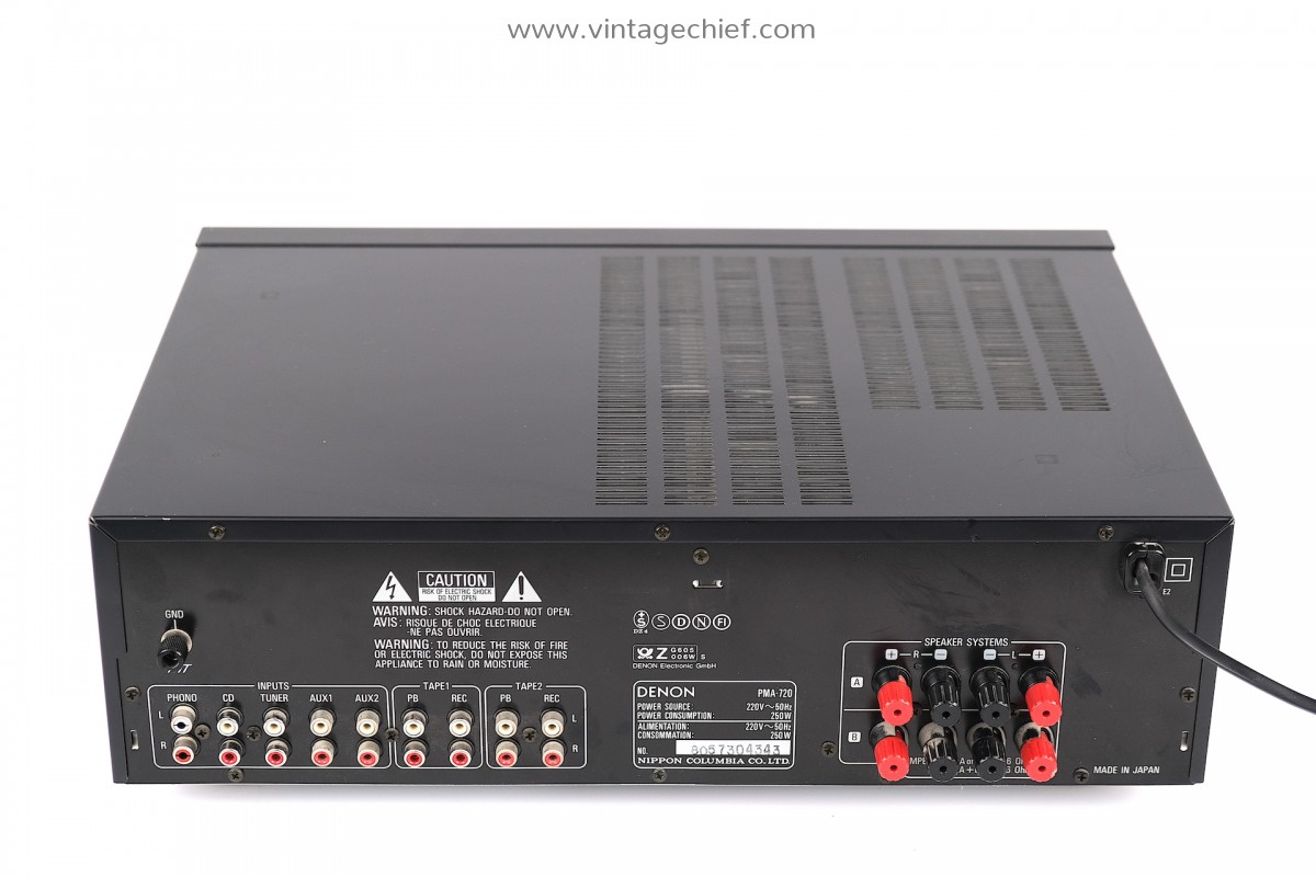 Denon PMA-720 Stereo Amplifier | 2 x 80 Watt | Phono MM MC