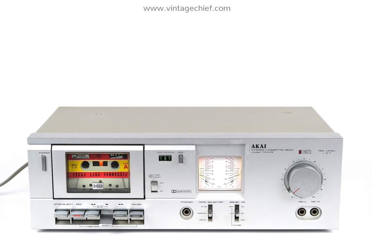 Akai CS-M3 Cassette Deck | VU Meters | Vintage | Tape Deck