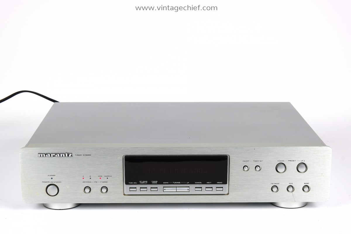 Silver Marantz ST6000 FM AM RDS Tuner | Marantz ST 6000 Tuner | Radio | Stereo