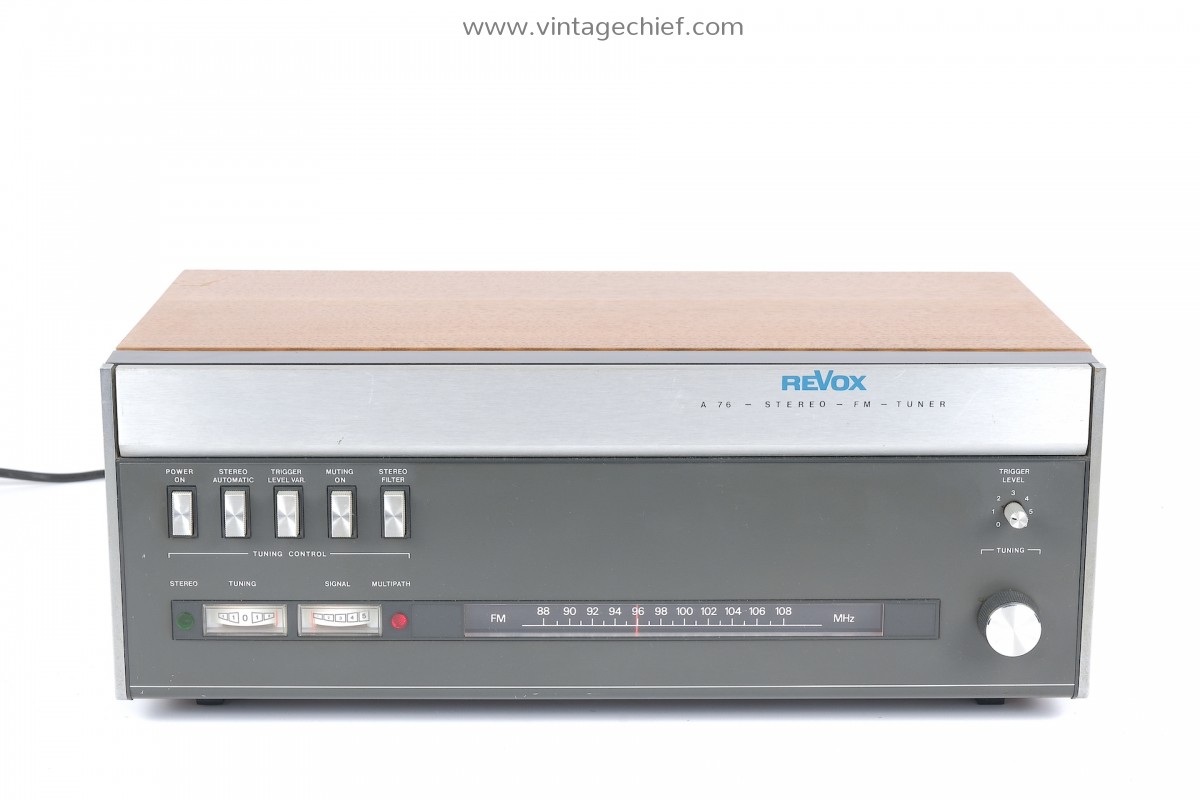 Revox A76 FM Tuner | High End | Wooden Case