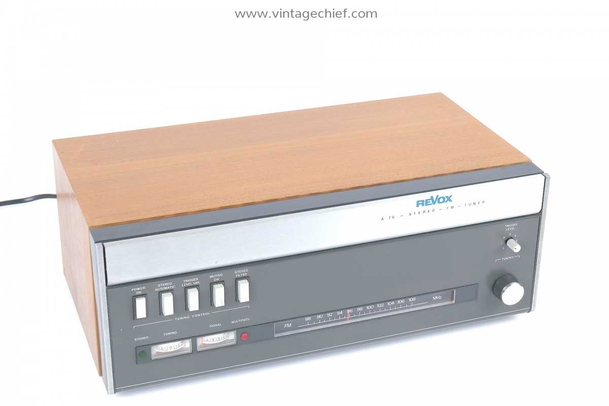 Revox A76 FM Tuner | High End | Wooden Case