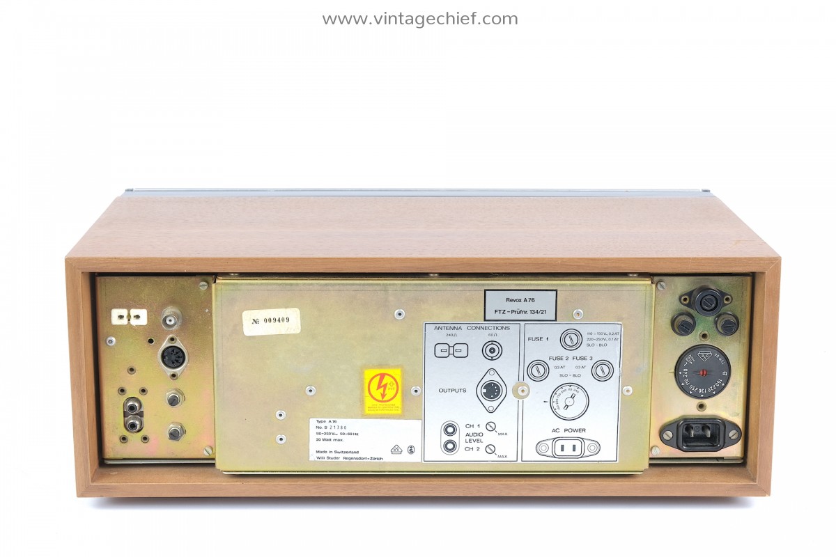 Revox A76 FM Tuner | High End | Wooden Case