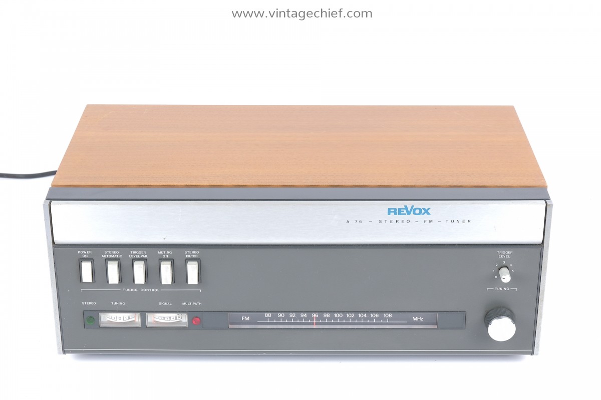 Revox A76 FM Tuner | High End | Wooden Case