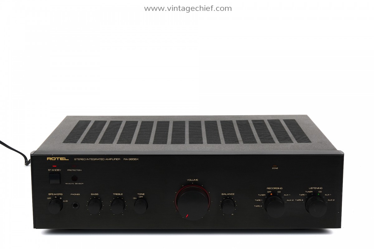 High End Rotel RA-985BX Amplifier | 2 x 100 Watt | Phono | Stereo ...