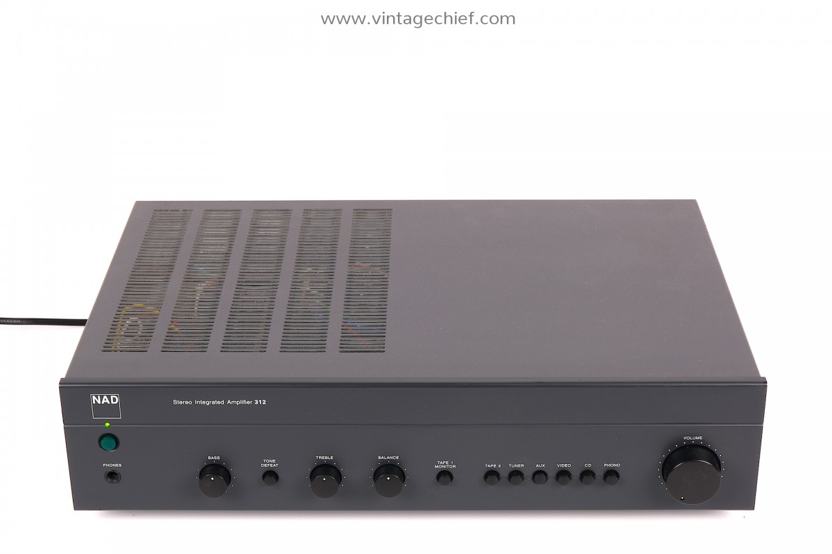 NAD 312 Stereo Amplifier | Phono | Pre-out | Main-in | Audio | HiFi