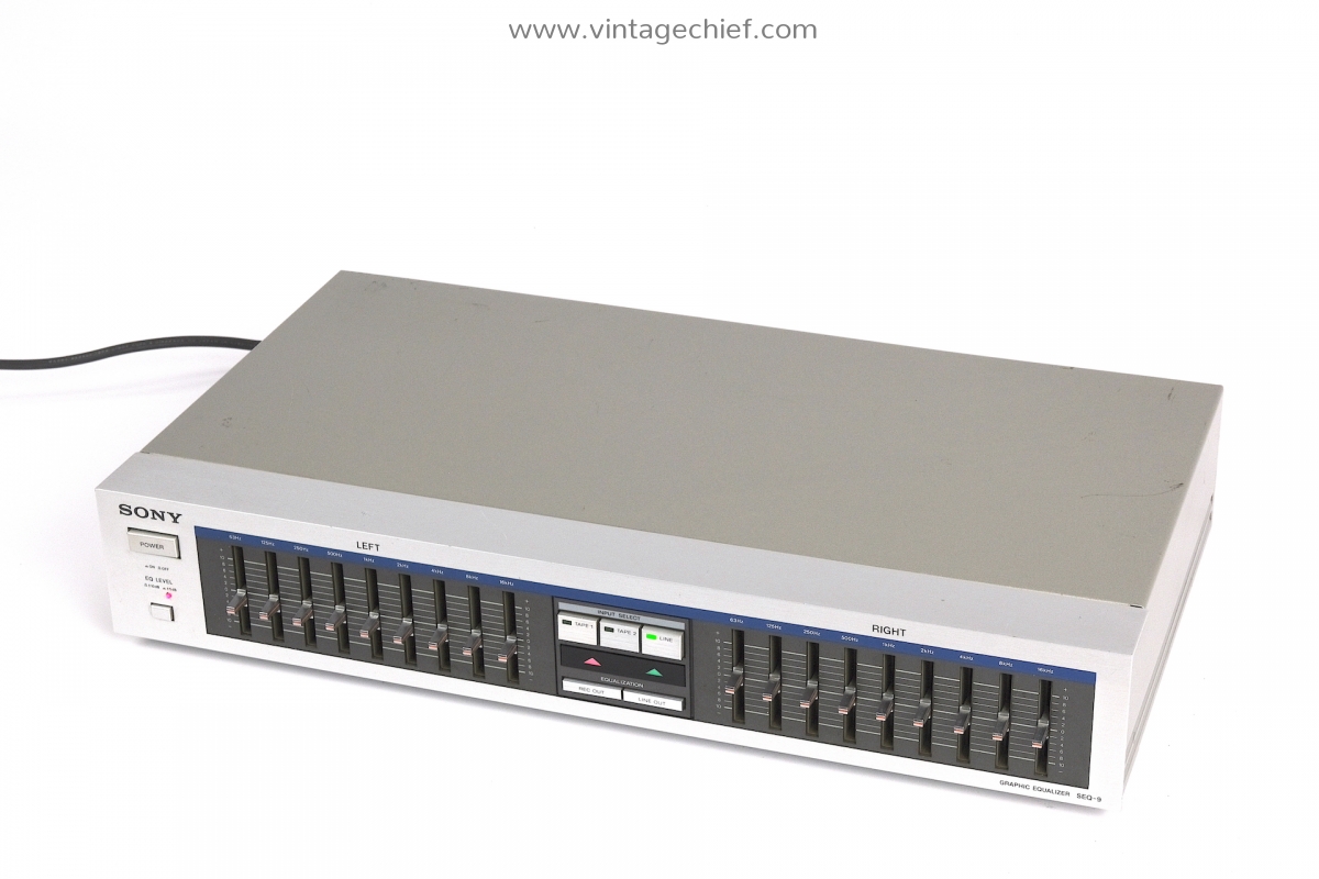 Sony SEQ-9 Equalizer | 9 Band | Silver | Stereo Graphic Equalizer