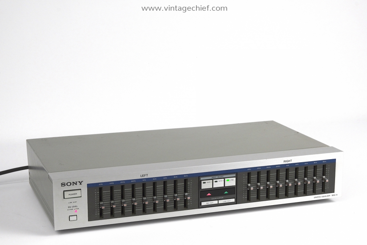 Sony SEQ-9 Equalizer | 9 Band | Silver | Stereo Graphic Equalizer