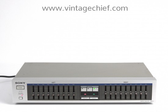 Sony SEQ-9 Equalizer | 9 Band | Silver | Stereo Graphic Equalizer