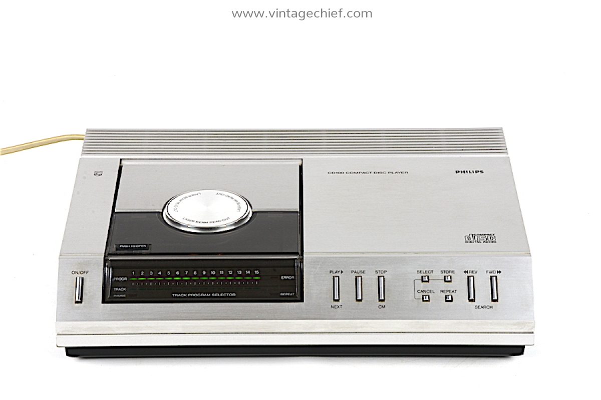 Philips CD100 CD Player | Fully Recapped | CDM-0 | Classic | Cdplayer