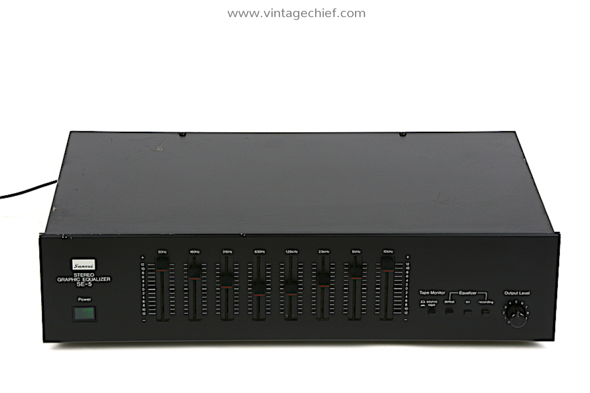 Sansui SE-5 Stereo Graphic Equalizer | 8 Band | EQ | Vintage | 1979 - 1980