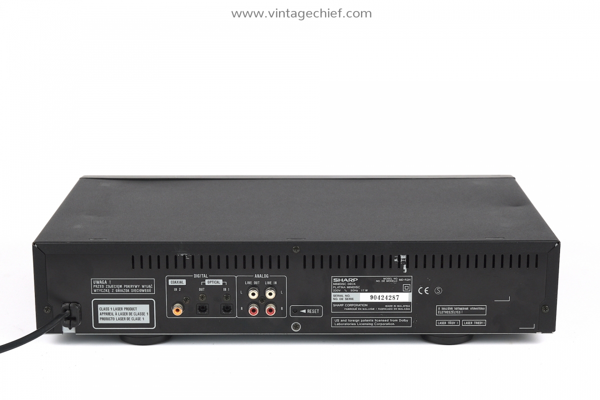 Sharp MD-R2 MiniDisc Recorder + Remote Control | Black | Audio | HiFi