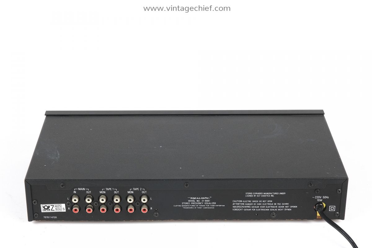 Realistic 31-9081 Equalizer | Spectrum Analyzer | IMX Expander