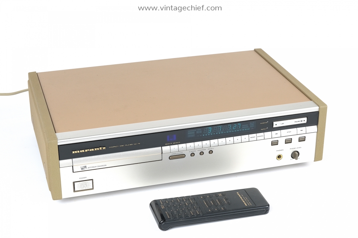 Marantz CD-72 CD Player + Marantz ZAMAC Side Panels + Marantz RC-72CD ...