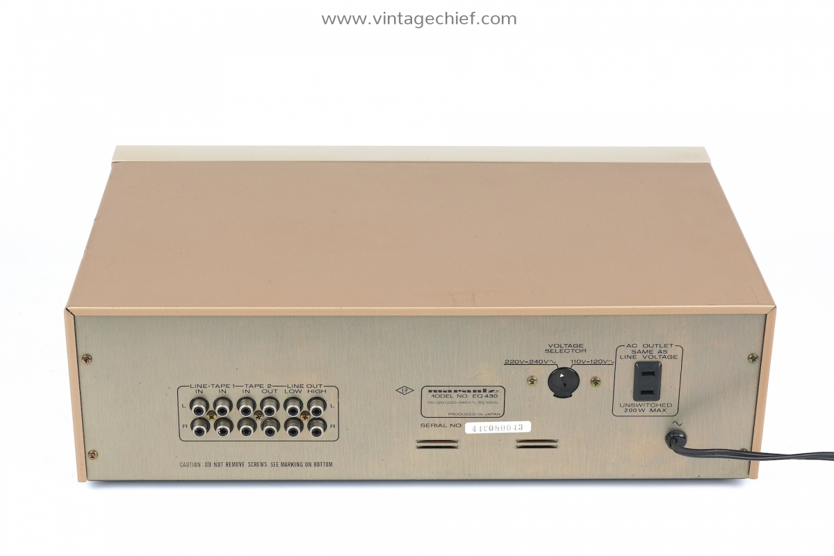 Marantz EQ430 Graphic Equalizer / Audio Mixer | Champagne | Audio | HiFi