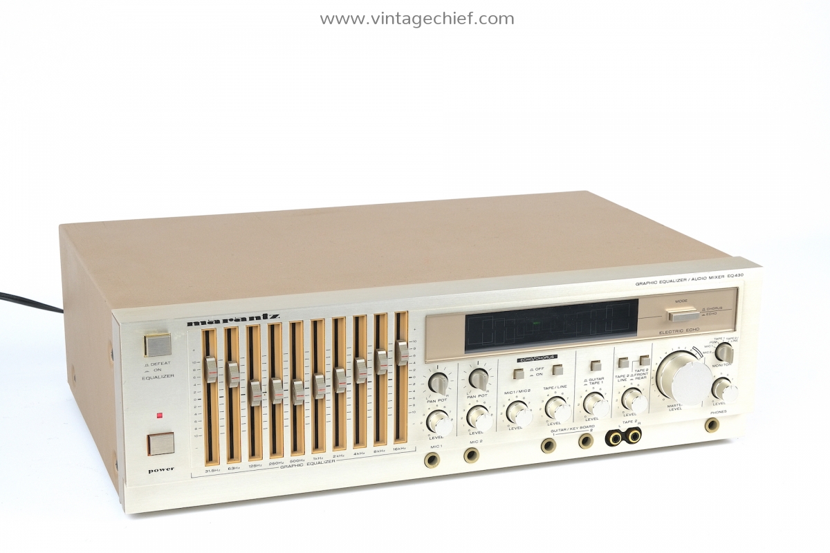 Marantz EQ430 Graphic Equalizer / Audio Mixer | Champagne | Audio | HiFi