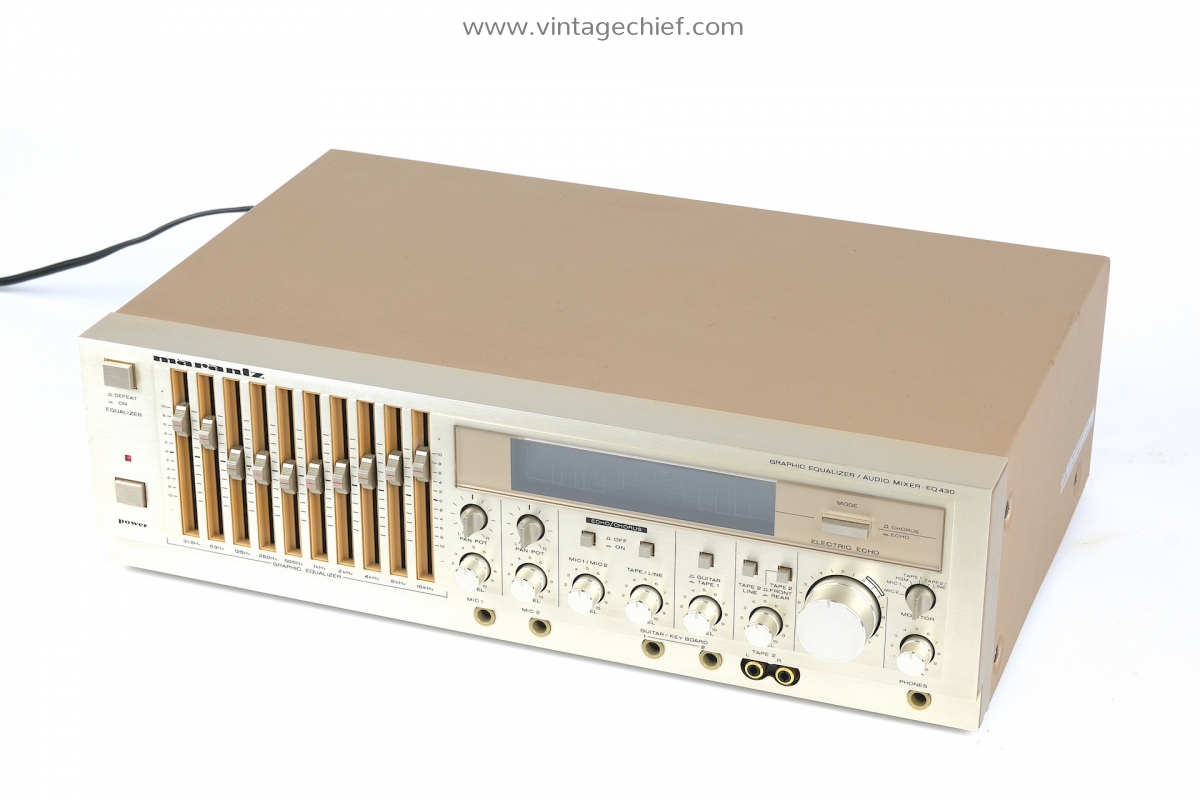 Marantz EQ430 Graphic Equalizer / Audio Mixer | Champagne | Audio | HiFi