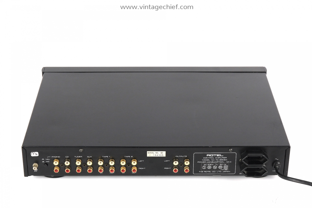 High End Rotel RC-990BX Preamplifier + Rotel RR-909 Remote Control ...